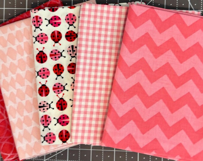 Pink Fat Quarter Bundle - Etsy