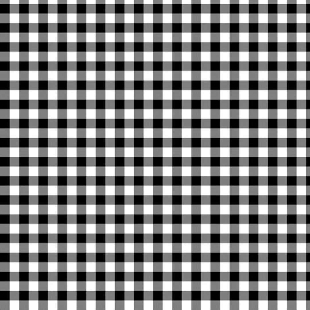 Black & White Gingham - by the Half Yard - Etsy