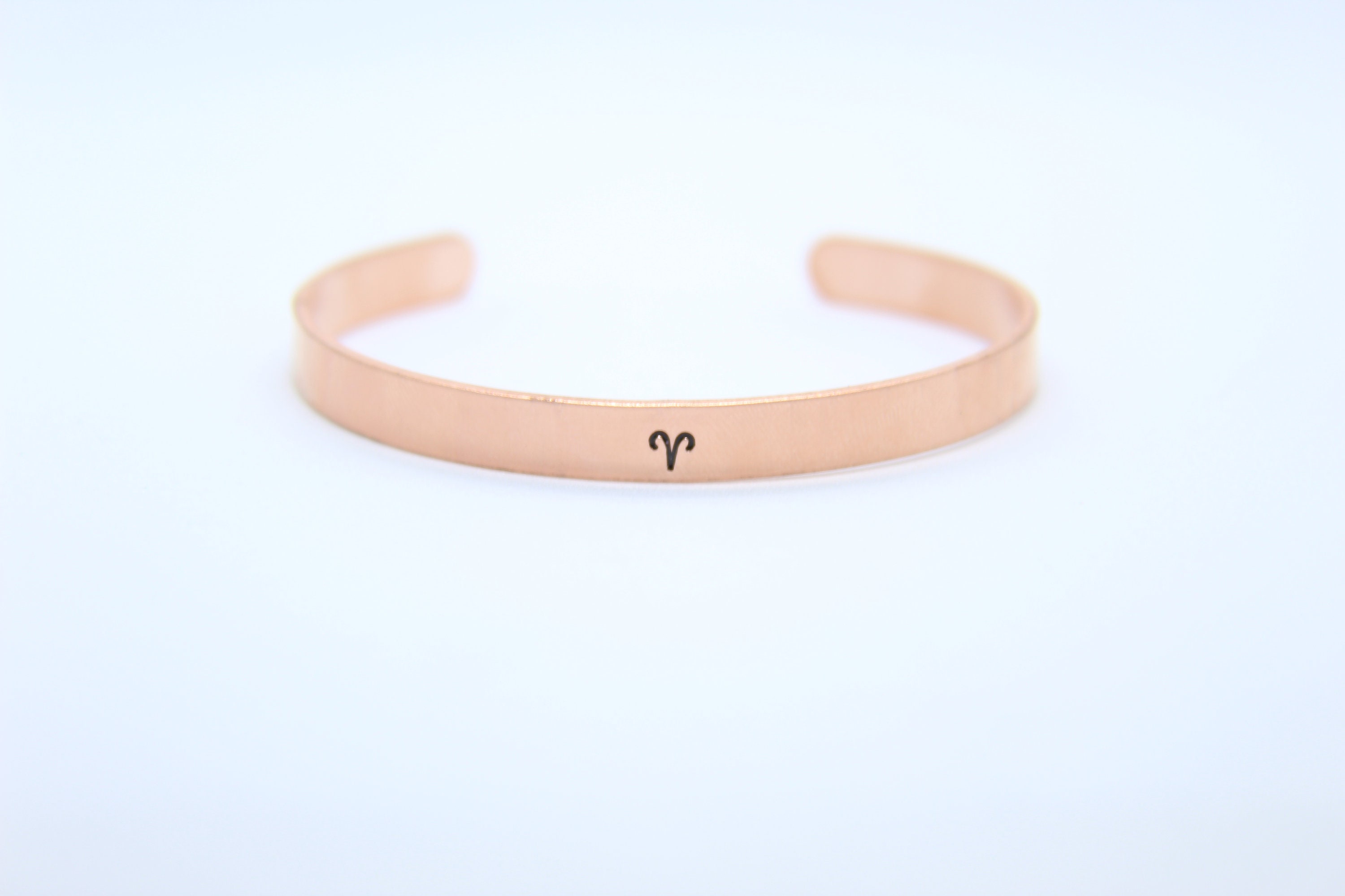 Hand Stamped Zodiac Bracelet Horoscope Bracelet Astrology | Etsy