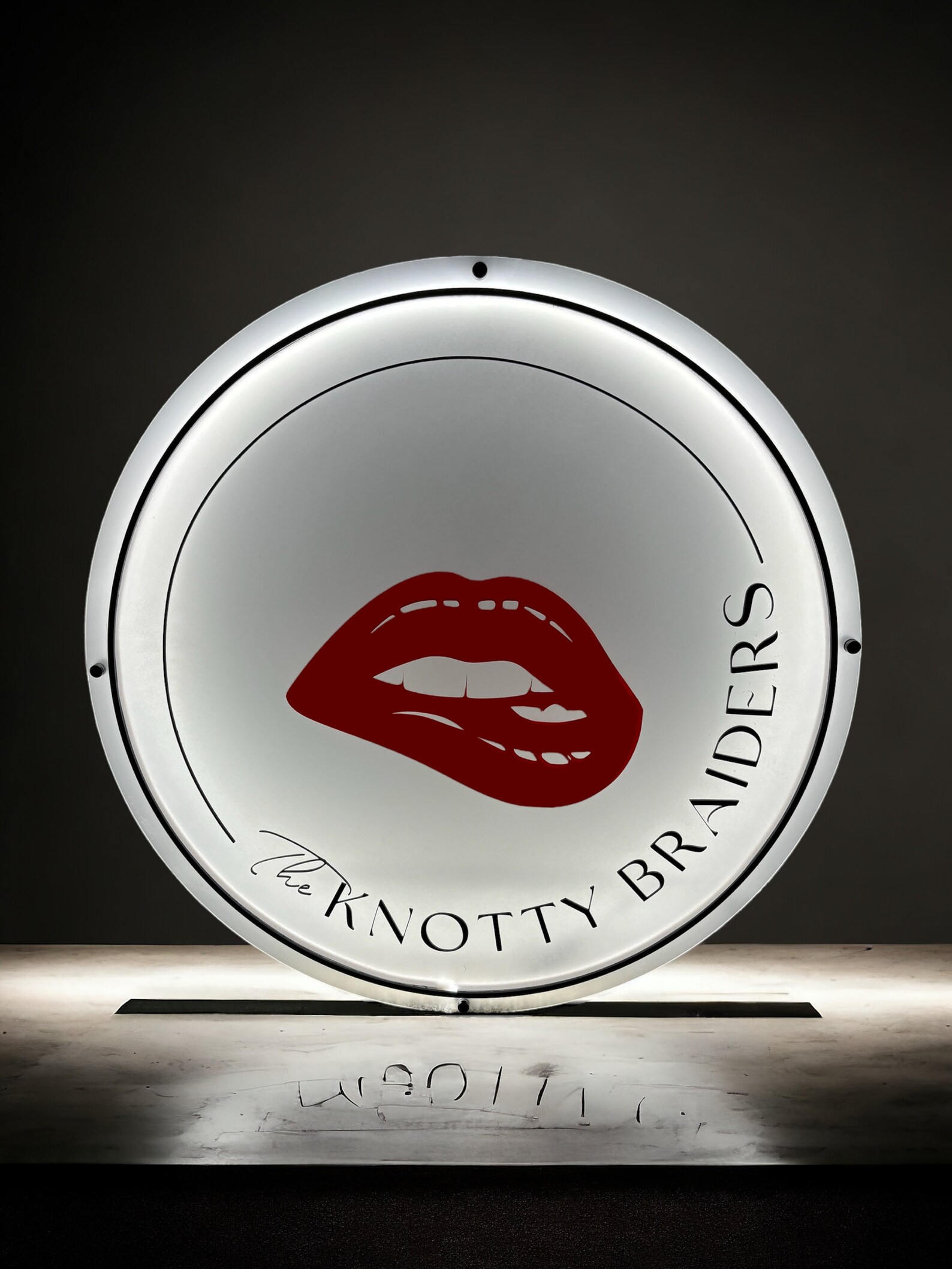 Custom LED Backlit Sign - Personalized Business Logo & Name Light up ...