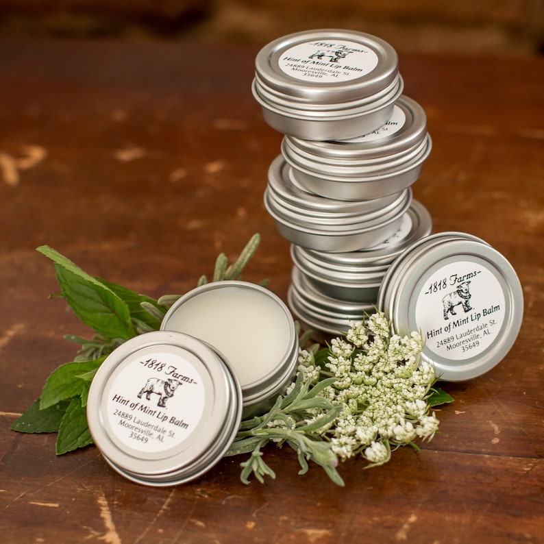 Spearmint Lip Balm - 1818 Farms - Etsy