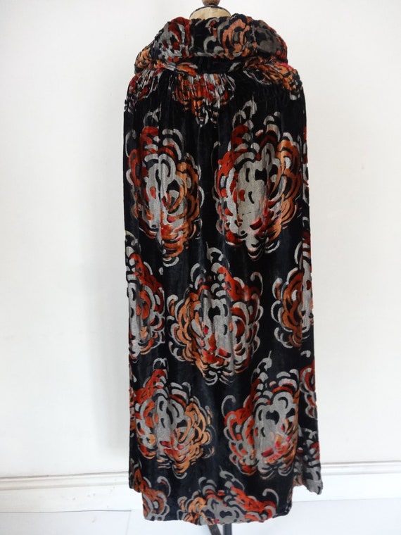 30's Devore and Lame Cloak. Sumptuous. - Gem