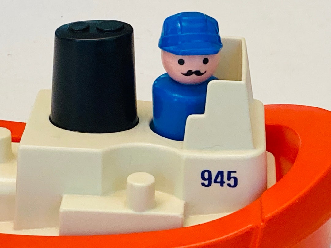 Vintage Fisher Price Little People Boat Set, Little People Boat ...