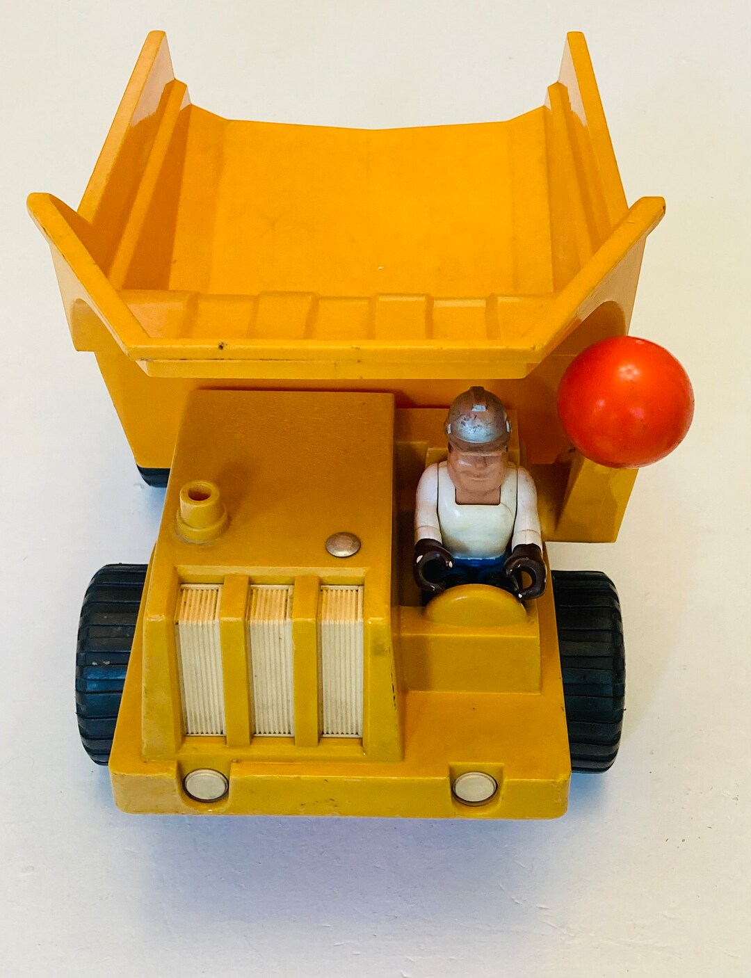 Vintage Fisher Price Husky Helper Dump Truck, Vintage Dump Truck Toy ...