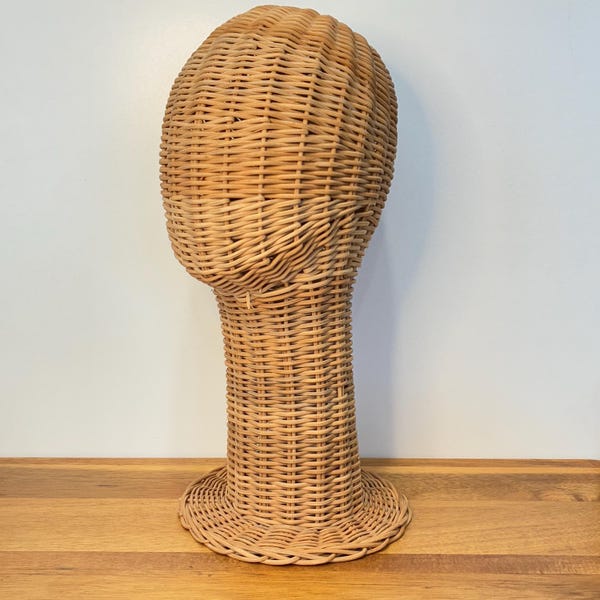 Rattan Mannequin Heads - Etsy