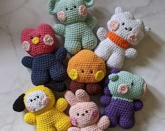 BT21 PDF Patterns digital Download Only Bt21minini Crochet Amigurumi ...