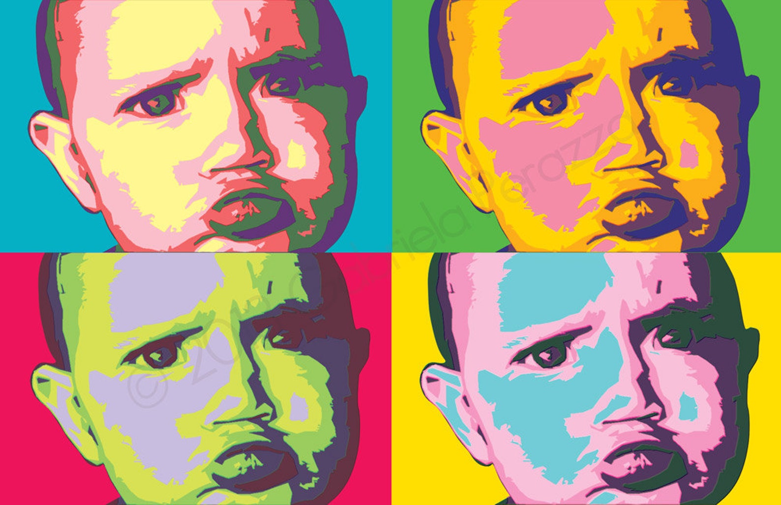 CUSTOM Pop Art Portraits - Etsy