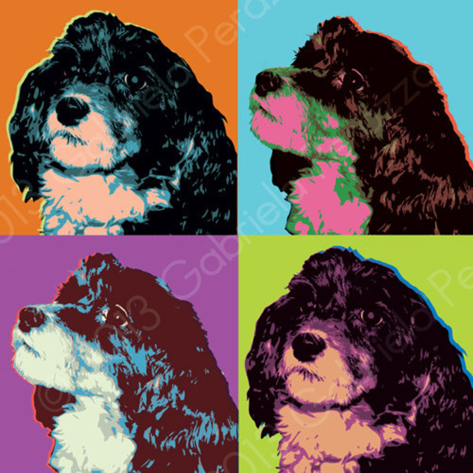 CUSTOM Pop Art Portraits - Etsy