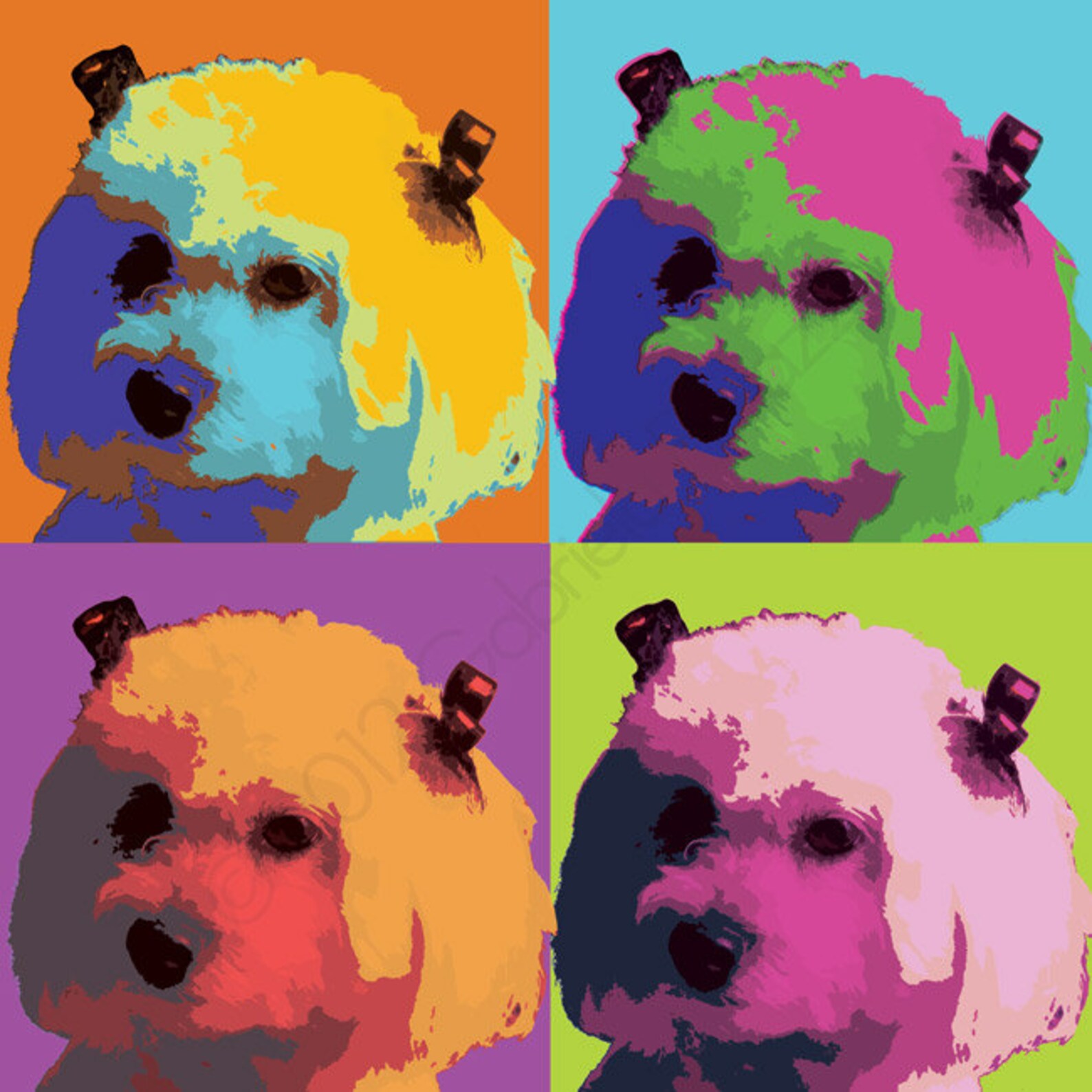 CUSTOM Pop Art Portraits - Etsy