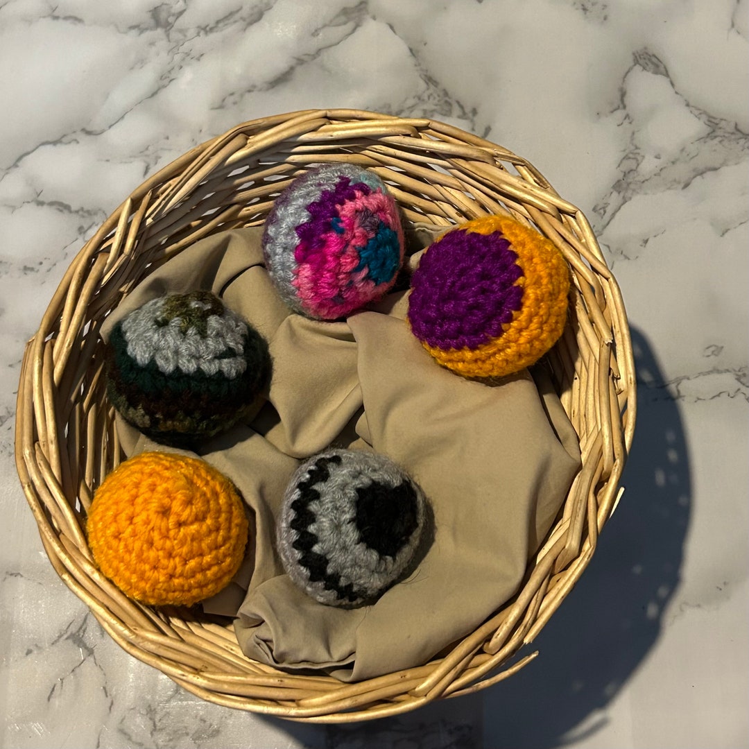 Hackey Sack Style Crochet Bean Bag Ball - Etsy