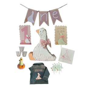 Goose Birthday Cupcake Toppers, Silly Goose Birthday, Goose Party ...