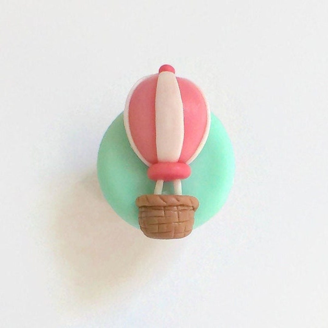 Nursery Drawer Pulls, Hotair Balloon Nursery Knobs, Dresser Knob, Cabinet Handles, Nursery Knobs ...