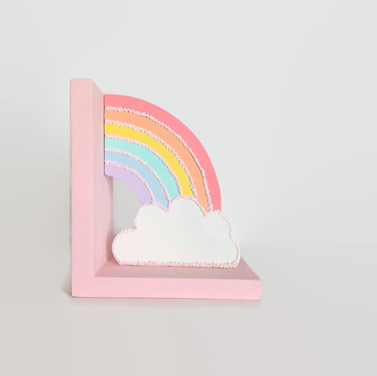 Bookends Rainbow Bookends Boho Baby Decor Nursery Bookends - Etsy