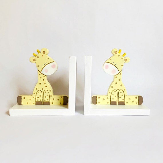 Bookends Giraffe Bookends Nursery Bookends Baby Shower - Etsy