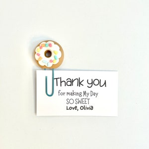 Donut Paper Clips, Decorative Paper Clips, Journal Paper Clips ...