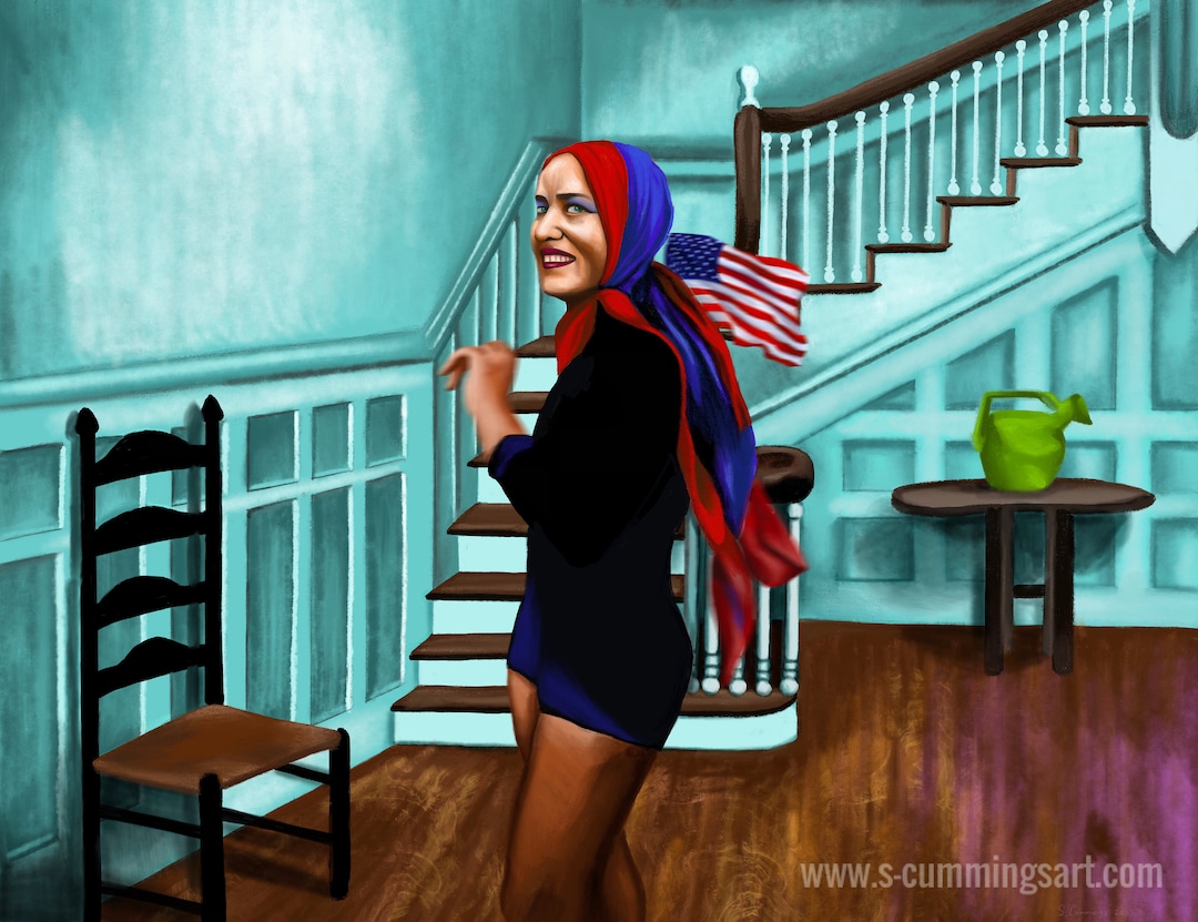 Limited Edition GREY GARDENS "little Edie on 4th of July" Signed 11"x14 ...