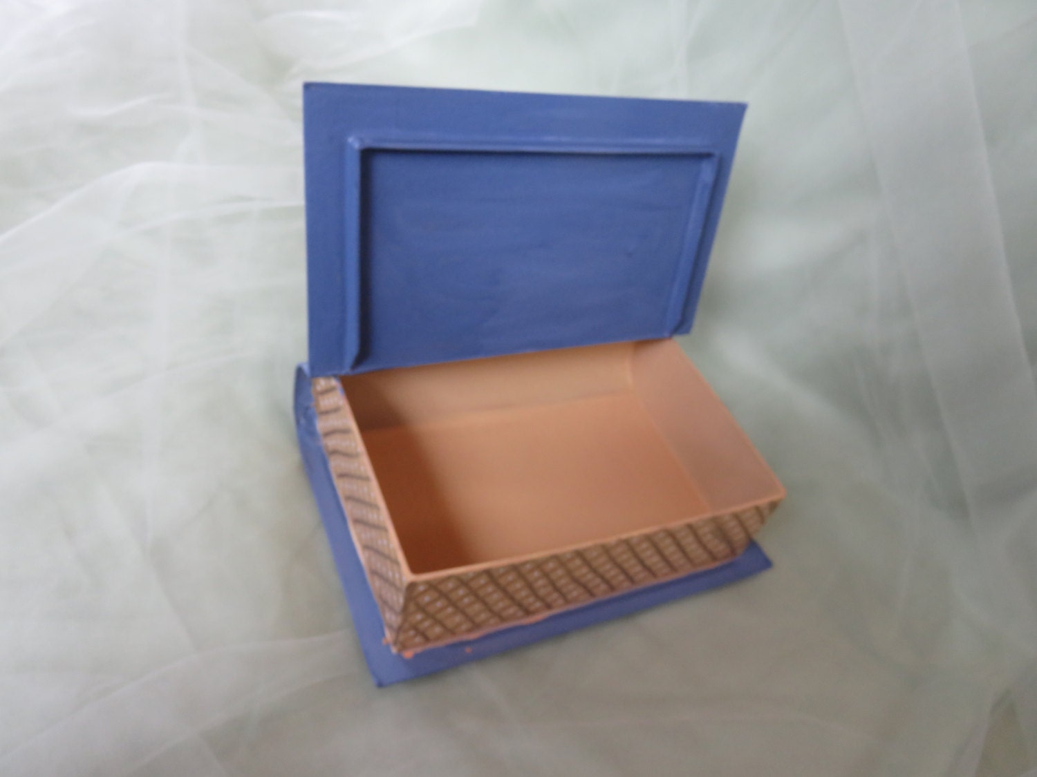 Hand Painted Book Shaped Box With Vintage Antique Pattern - Etsy