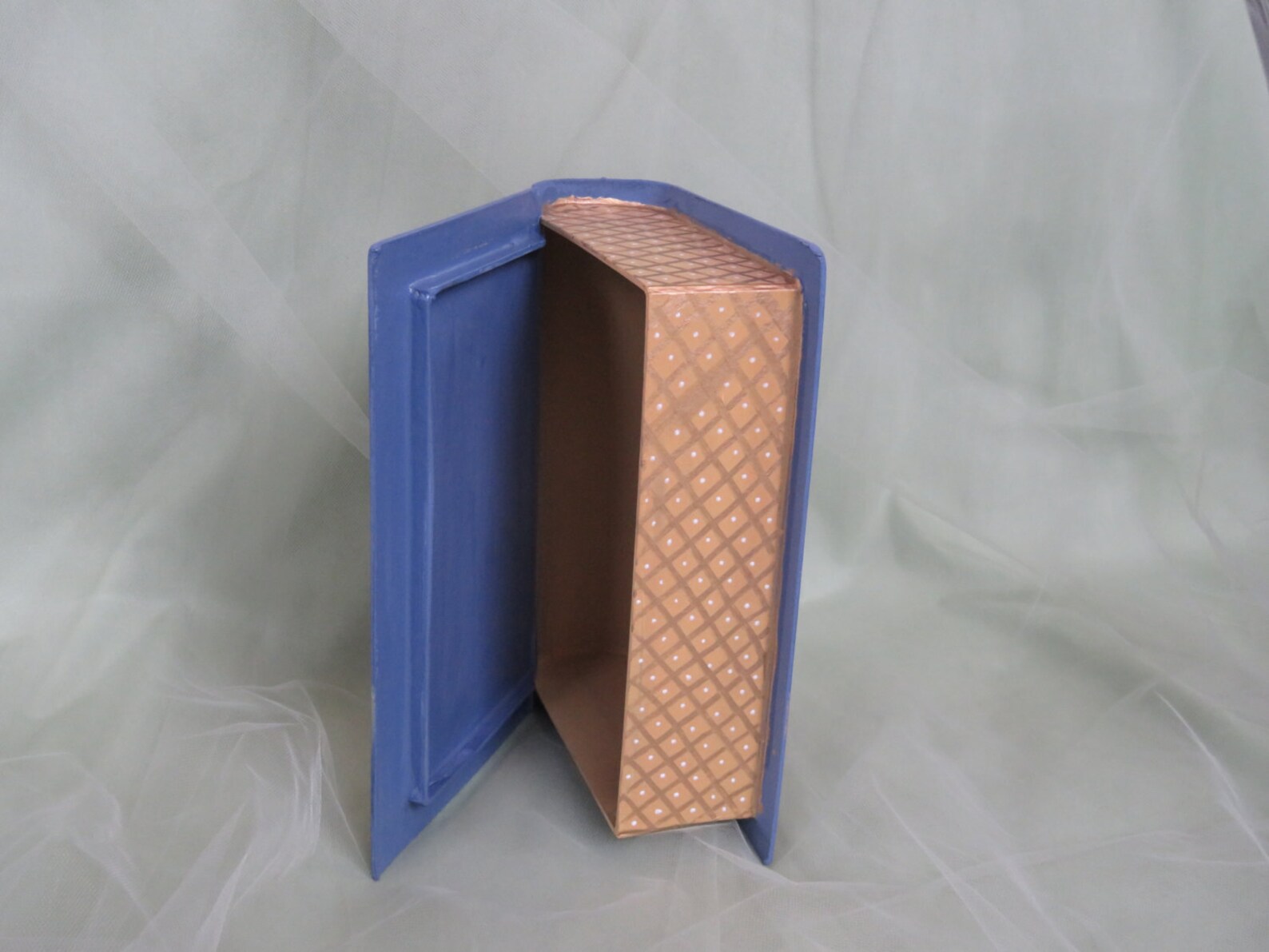 Hand Painted Book Shaped Box With Vintage Antique Pattern - Etsy
