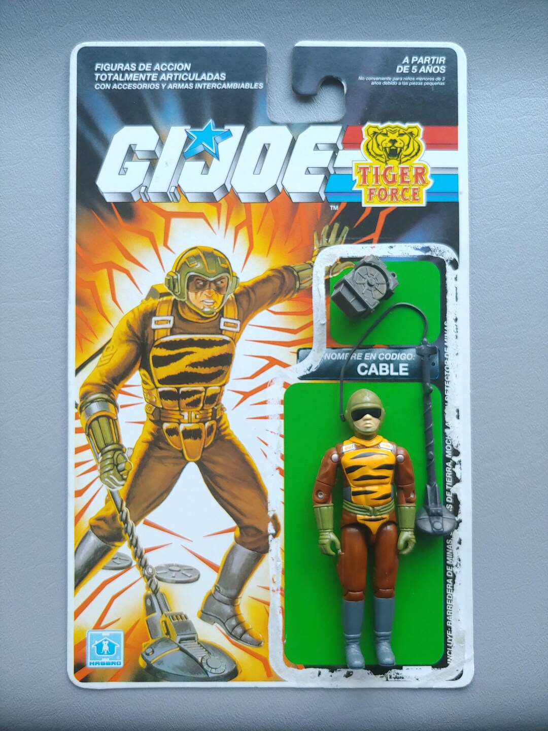 Vintage GI Joe 1989 Tiger Force Cable Complete With Full Cardback Very ...