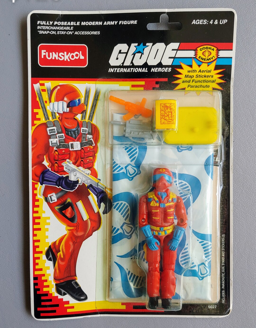 Vintage GI Joe Funskool Wild Weasel MOC C8 Nice - Etsy