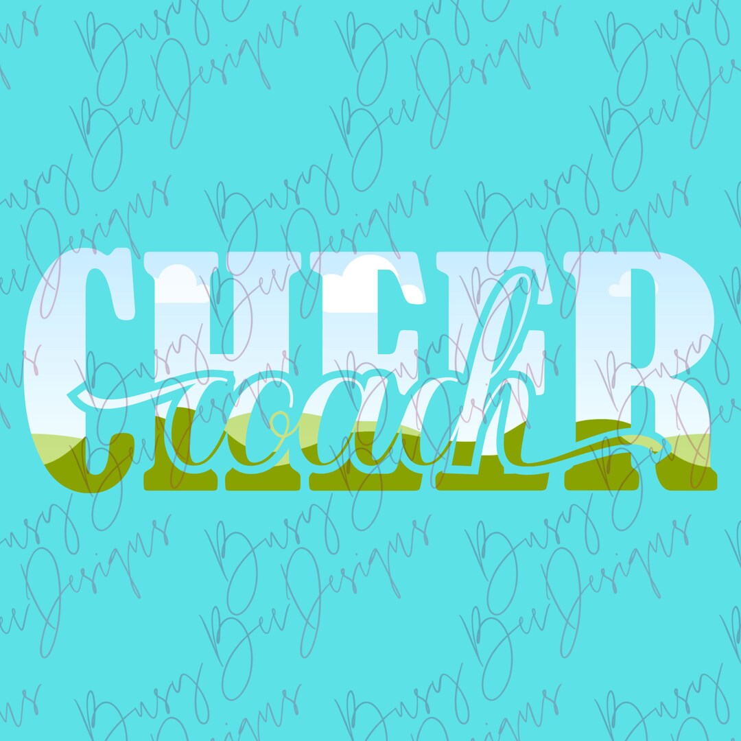 Cheer Coach Canva Frame - Etsy