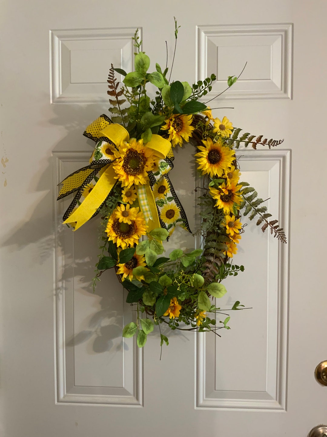 Summer Sunflowers Freshen up Your Door. - Etsy