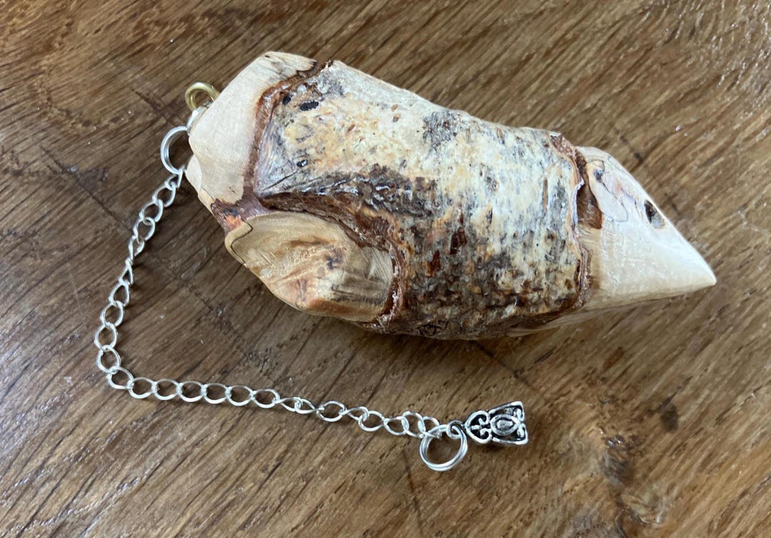 Silver Birch Wooden Dowsing Pendulum - Etsy