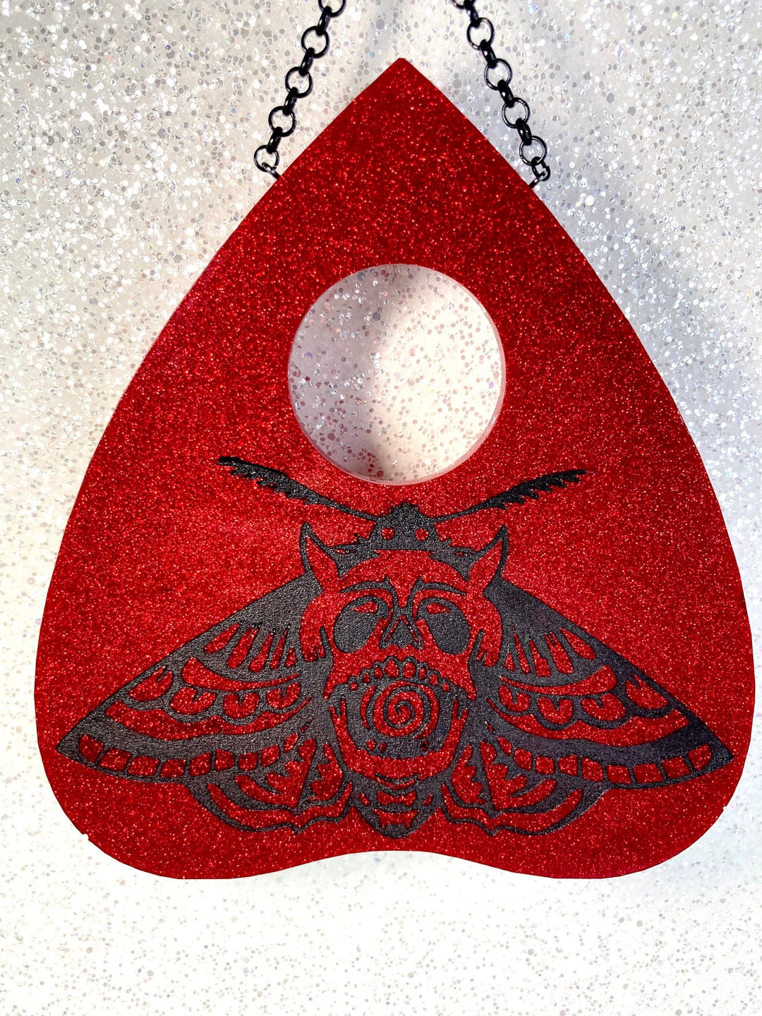Death Moth Planchette Resin Wall Art / Goth Home Decor Living Room ...