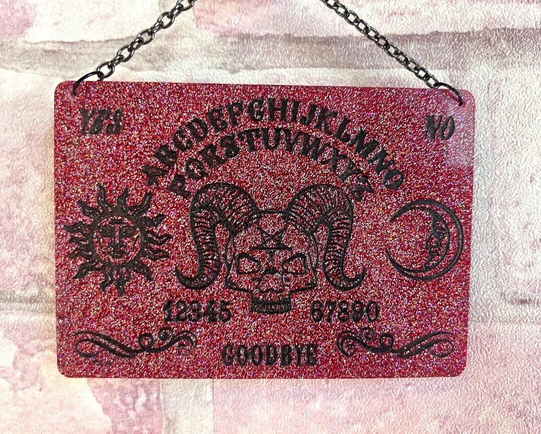 Small Baphomet Skull Design Spirit Board Wall Hanging, Handmade ...