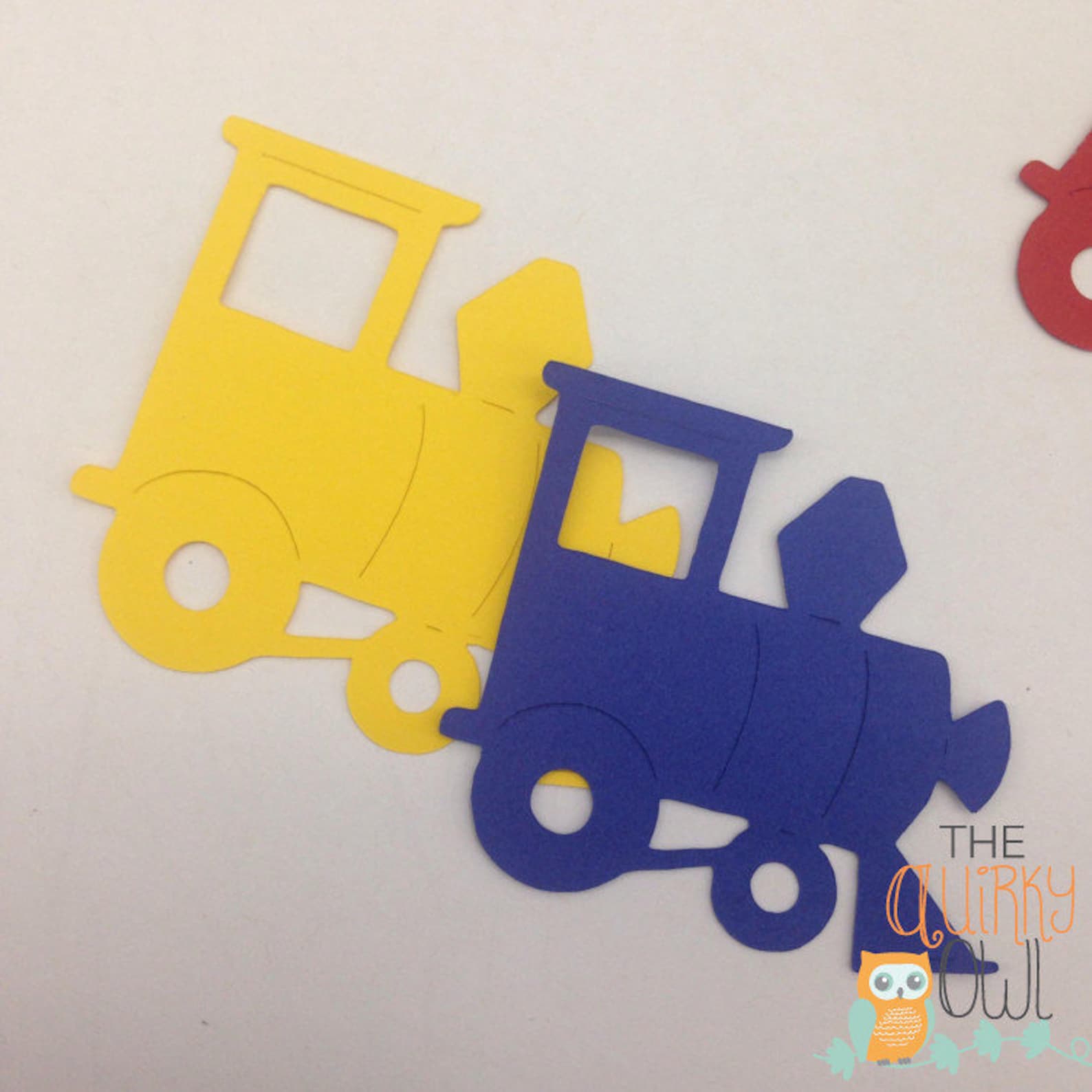 Train Cut Outs Paper Train Shapes Train Party Conductor | Etsy