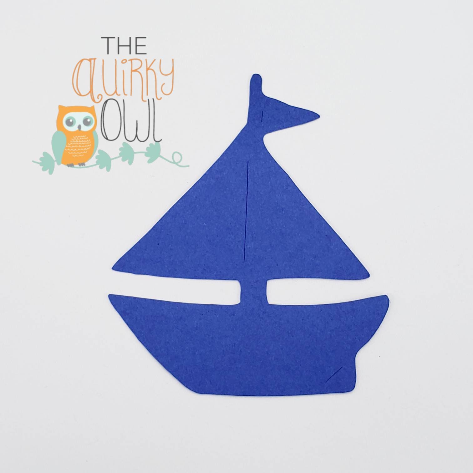 Sailboat Die Cuts Paper Sailboat Shapes Card Making | Etsy Canada