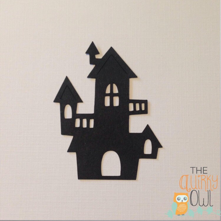 Haunted House Die Cuts Paper Haunted House Shapes Halloween - Etsy Canada