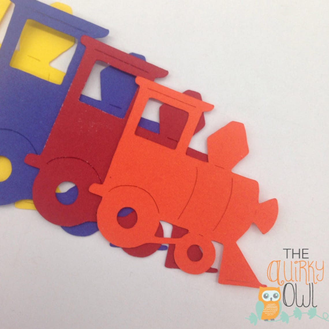 Train Cut Outs Paper Train Shapes Train Party Conductor | Etsy