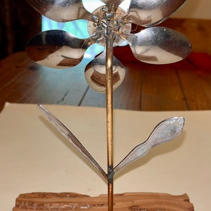 Silverware Flower Sculpture - Etsy