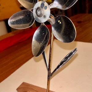 Silverware Flower Sculpture - Etsy