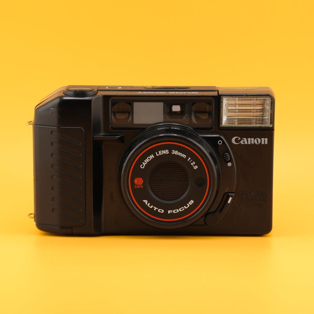 Vintage Canon Sure Shot 35mm Point & Shoot Film Camera - Etsy