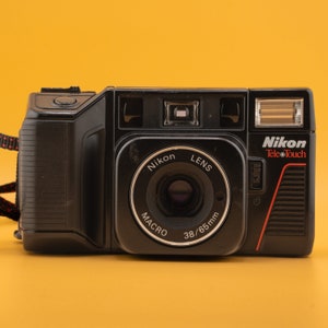 Vintage Nikon Tele Touch 35mm Point and Shoot Film Camera With 38/65mm ...