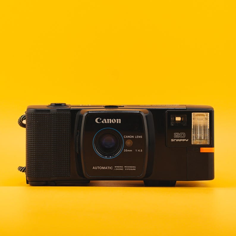 Vintage Canon Snappy 20 Point and Shoot 35mm Film Camers - Etsy
