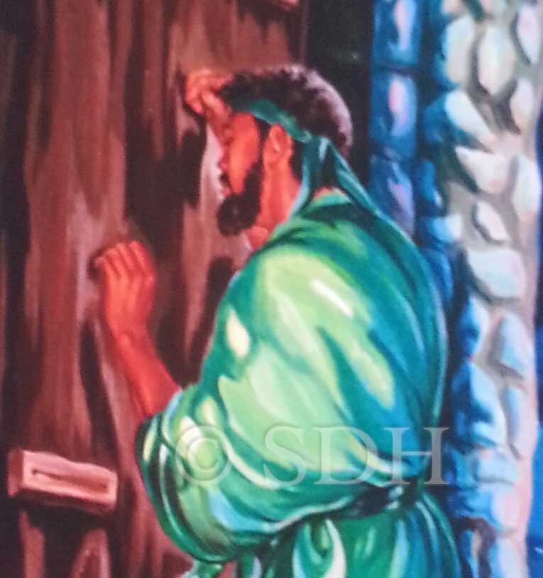 Original Art Print: Small Double-Matted Print of Jesus' Parable of ...