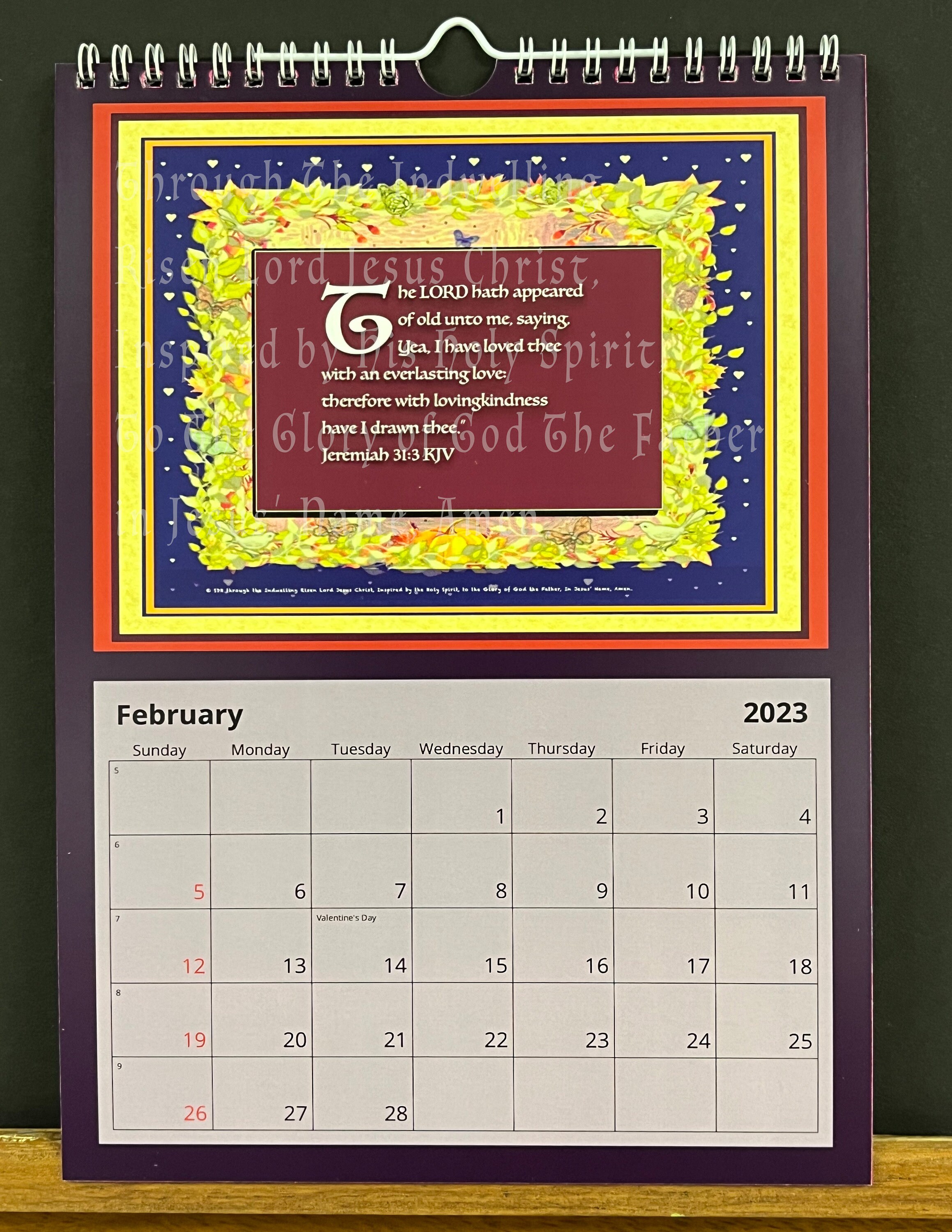 The 2023 Bible Promise Wall Calendar Designed & Illustrated by Suzanne ...