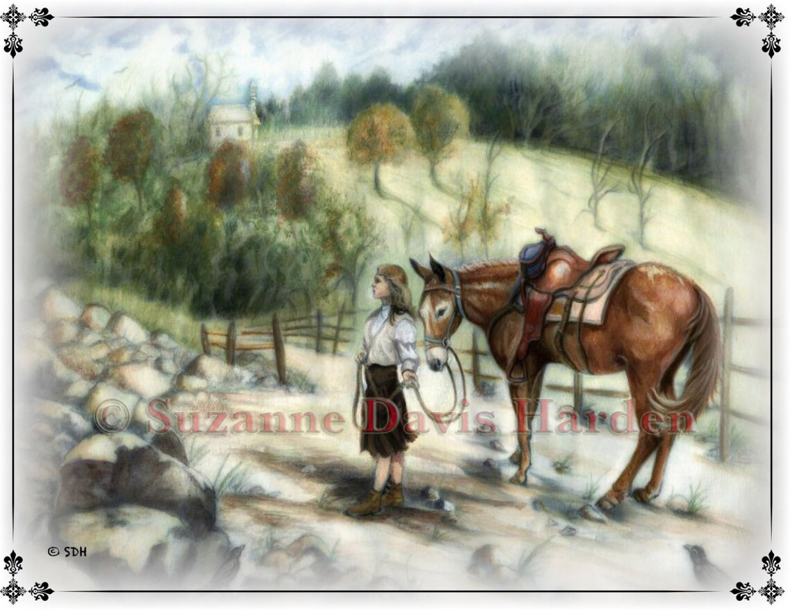 Encouraging Card-beautiful Country Scene With Prayer for Guidance ...