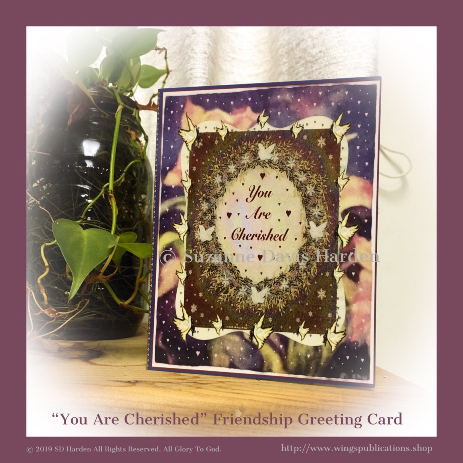 You Are Cherished~ Original Fine Art Friendship Greeting~illustrated by ...