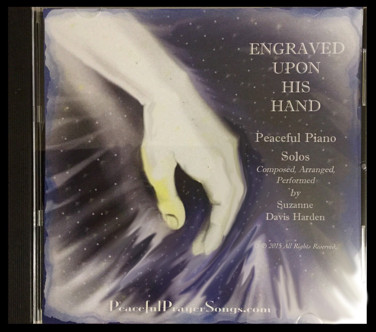 Music Cd-engraved Upon His Hand Peaceful Piano Solos by Suzanne Davis ...