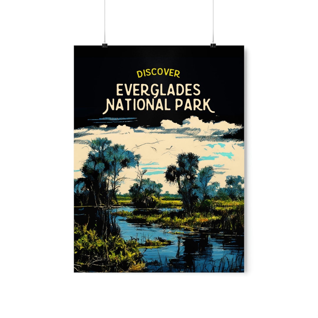 Discover Everglades National Park Breathtaking Art Print for Nature ...