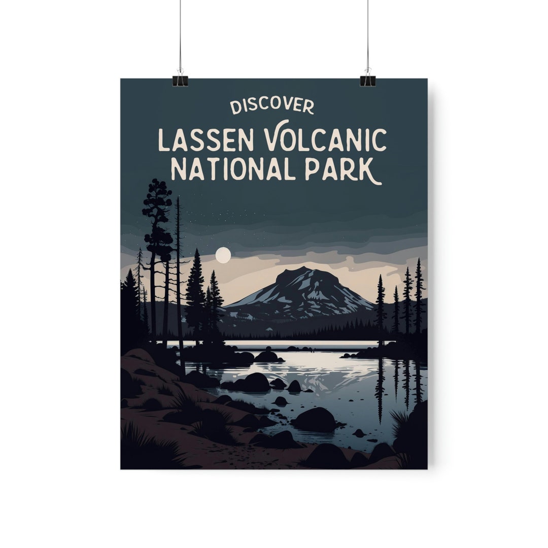 Discover Lassen Volcanic National Park Breathtaking Art Print for ...