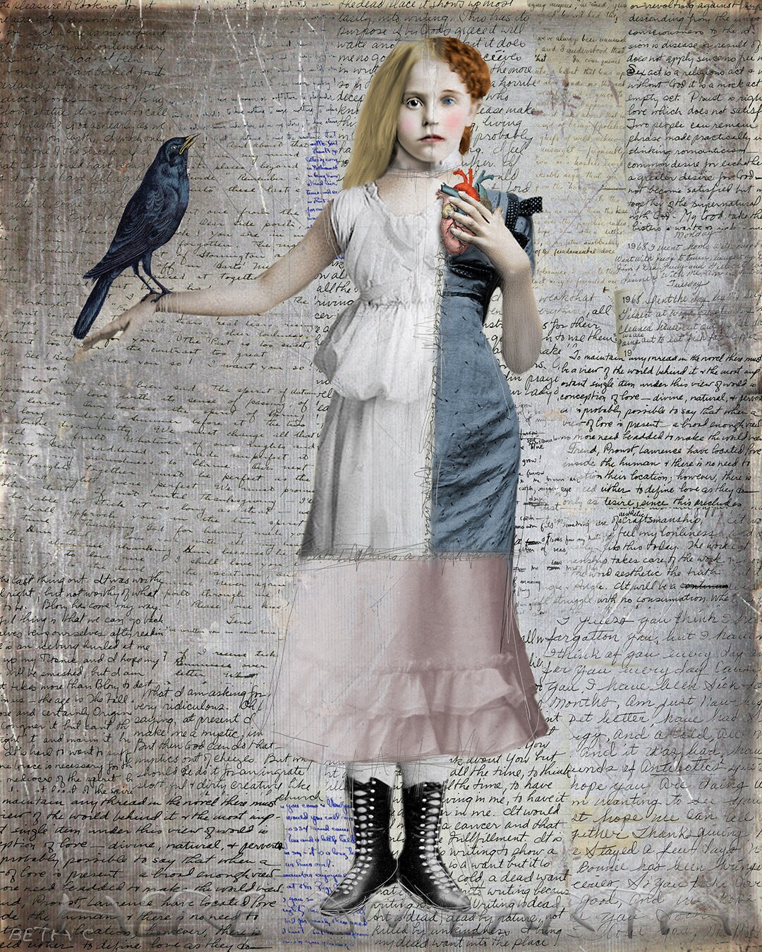 Pretty Monster Print 8x10 - Etsy