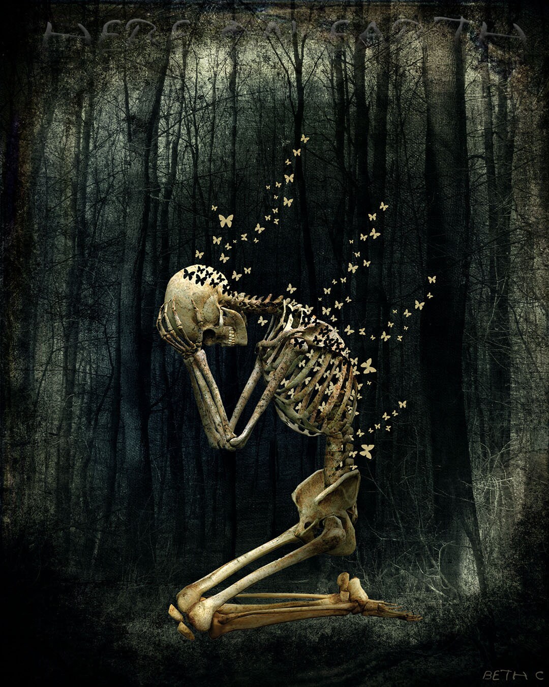 Skeleton Me Print 8x10 - Etsy