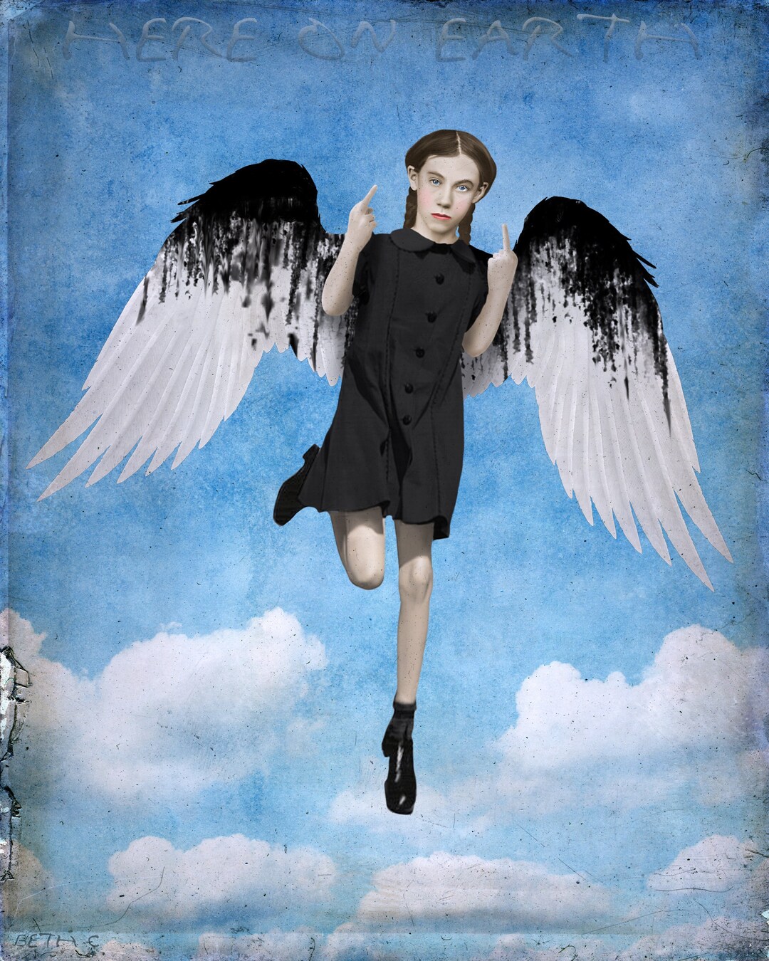 Black Wings Print 8x10 - Etsy