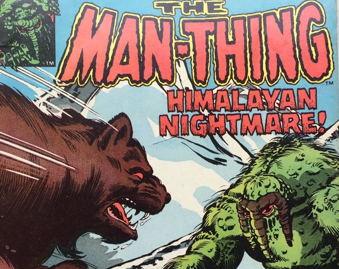 MAN-THING 2 1979 Marvel Comics Comic Book Himalayan Nightmare | Etsy