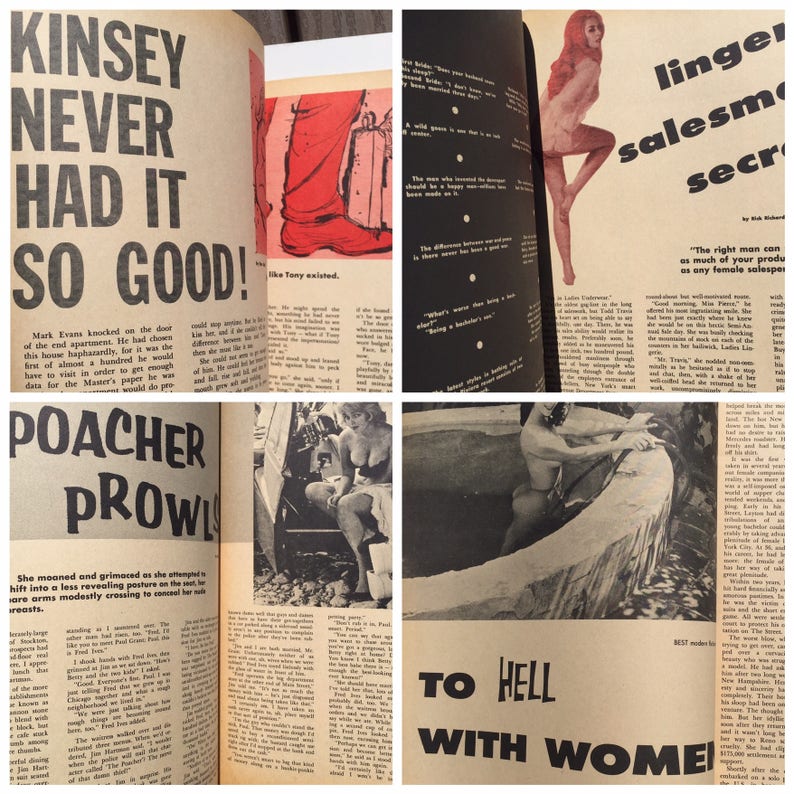 BEST FOR MEN 1962 Vintage Men's Girlie Pinup Magazine Vol - Etsy